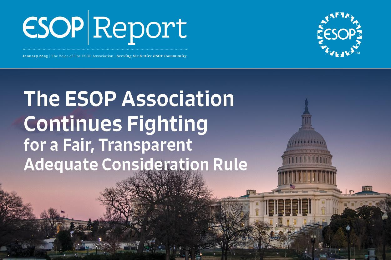 January 2025 ESOP Report | The ESOP Association